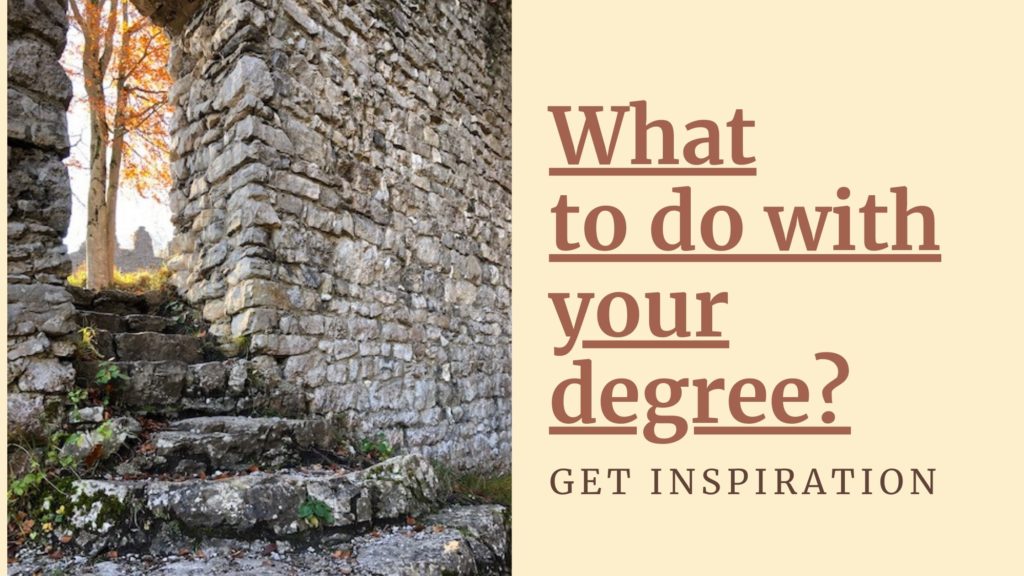 Get inspiration what to do with your degree - WorkLifeUni